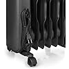 Amazon.com: Amazon Basics Oil Heater, Portable Radiator Heater, Radiant ...