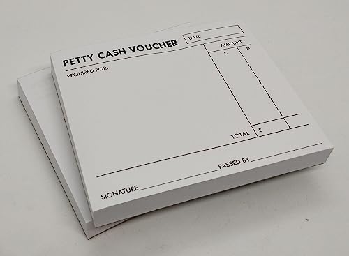 6 x Petty Cash Voucher Pads of 100 : Amazon.co.uk: Stationery & Office ...