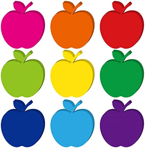 Amazon.com: Geyee 108 Pcs Apple Cutouts Paper Classroom Bulletin Board ...