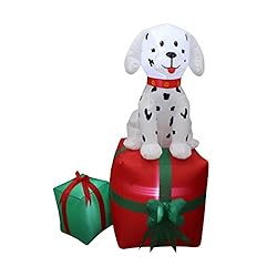 Amazon.com: 5 Foot Tall Christmas Inflatable Dalmatian Puppy Dog on ...