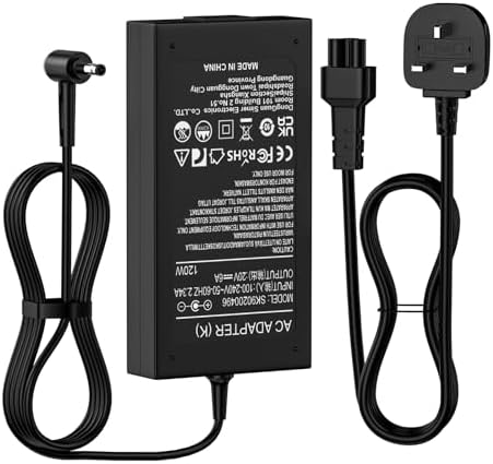 120W MSI Laptop Charger, Power Supply Adapter for MSI GF63 GV15 GV15 ...