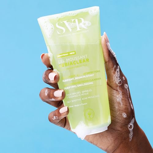 SVR SEBIACLEAR Foaming Face & Body Cleansing Gel for Oily, Acne-Prone ...