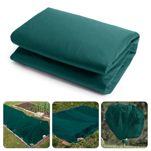 32.8 x 9.8 Ft Thicken Plant Covers Freeze Protection- Darkgreen Warm ...