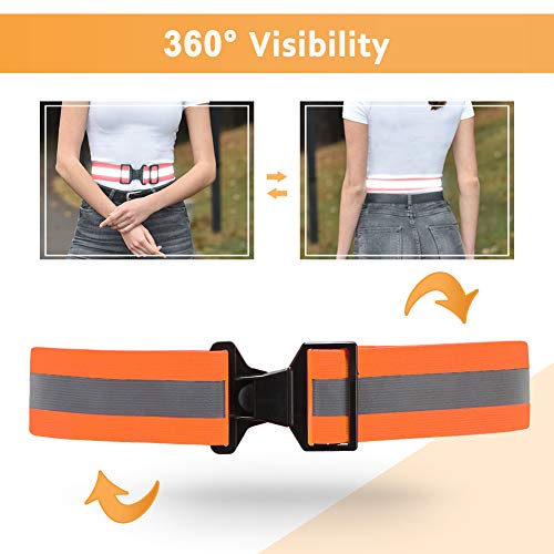 Snapklik.com : A-SAFETY Reflective Glow Belt Running Belt - Reflective ...