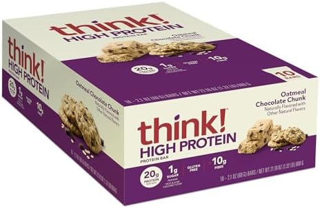 Amazon.com : think! Protein Bars, High Protein Snacks, Gluten Free ...