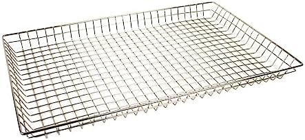 Amazon.com: TrueCraftware- 16" x 26” Rectangular Wire Pastry Doughnut Basket Nickel Plated- Wire ...