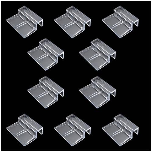 Amazon.com : JianLing 10PCS Acrylic Aquarium Lid Clip 12mm Fish Tank ...