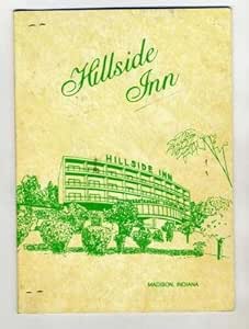 Amazon.com: Hillside Inn Menus Madison Indiana 1979 Historic Area ...