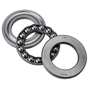 Amazon.co.jp: NSK (KSK) Single Thrust Ball Bearing Thrust Bearing 51100 ...