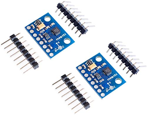 Tecnoiot 2pcs Gy 45 Mma8452 Digital Triaxial Accelerometer High Precision Inclination 2pcs