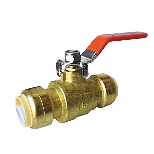 Snapklik.com : PROCURU 1-Pack 3/4-Inch PushFit Forged Brass Ball Valve ...