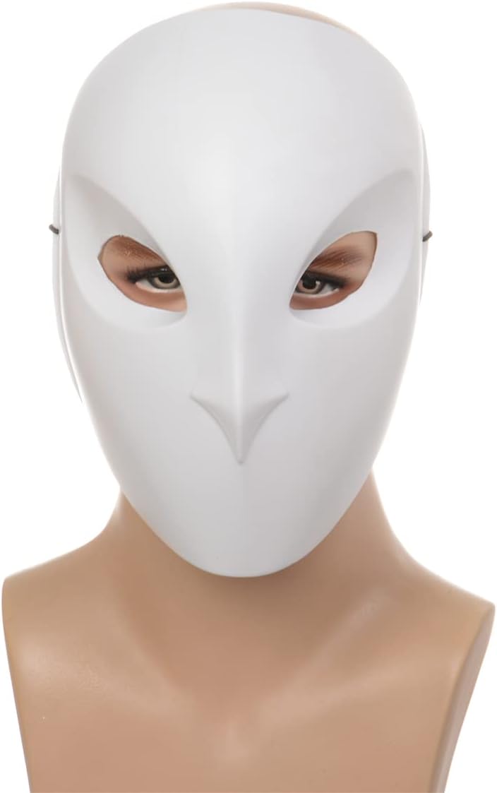 HugOutdoor Movie Roles Villain Knight Cos Cool Owls Mask White ...