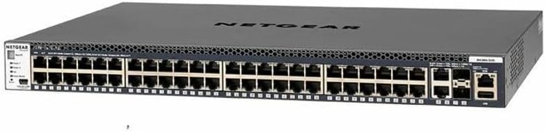 Amazon.com: NETGEAR M4300-52G Switch GSM4352S | 52 Ports L3 Managed Stackable | 2x10GBase-T ...