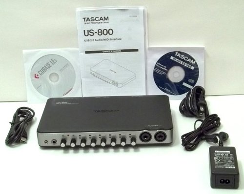 Amazon.com: Tascam US-800 8 Input USB 2.0 Computer Audio Interface ...