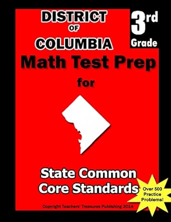 District of Columbia 3rd Grade Math Test Prep: Common Core Learning ...