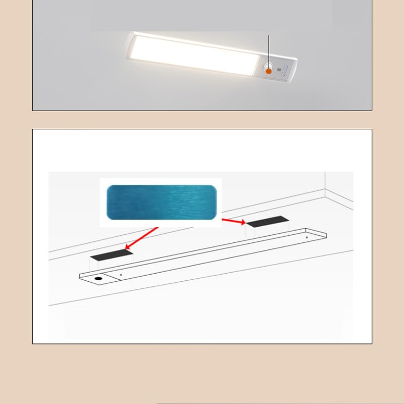 Snapklik.com : 10 Pack Under Cabinet Lights Mount Metal Plates Adhesive ...