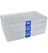 Amazon.com: DUOFIRE Plastic Organizer Container Storage Box Adjustable ...