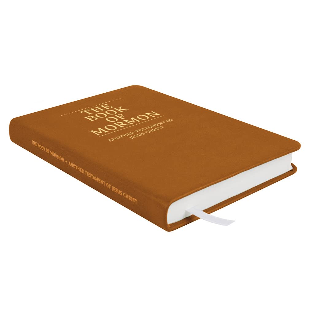 Amazon.com: LDS Scriptures Hand-Bound Carmel Brown Genuine Leather Book ...