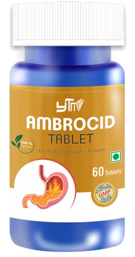 Buy YTM Ayurvedic medicine AMBROCID 60 tablets, relieves acidity ...