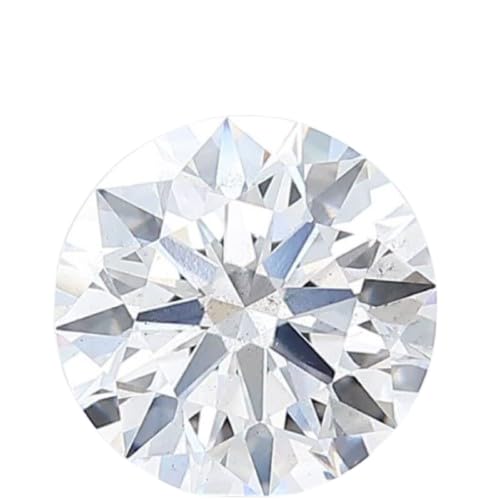 QUEEN-GEMS Lab Grown Diamond Stone Transparent White D Colour Brilliant ...