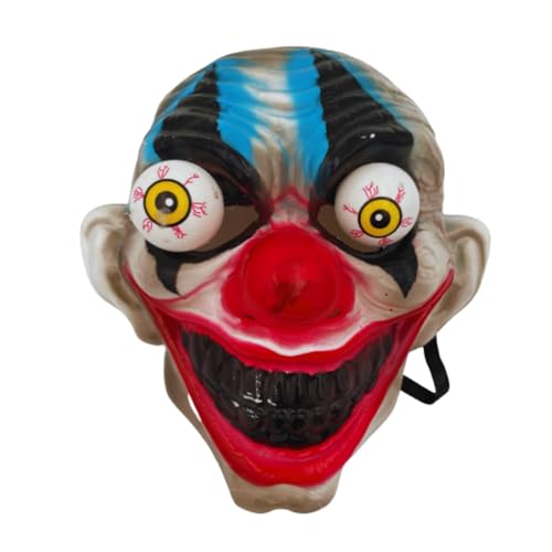 Scary Joker LED Mask – Moving Eyes, 3 Modes LED, ABS, One Size ...