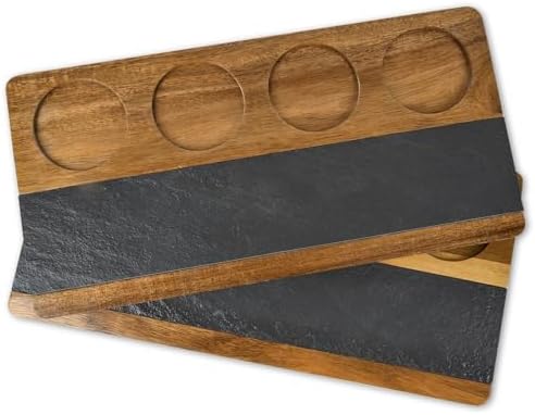 Amazon.com | Flight Board, Whiskey Tasting, Beer Flight Board with ...