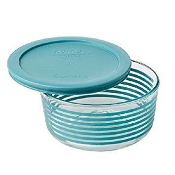 Buy Pyrex Simple 4-Cup Turquoise Lane Storage Casserole Dish with Lid ...