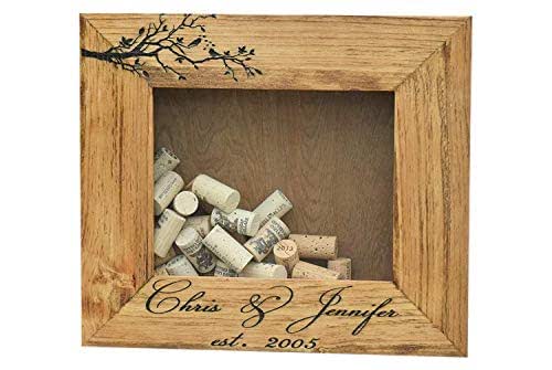 Amazon.com: Wine Cork Shadow Box - Personalized Wine Cork Shadow Box ...