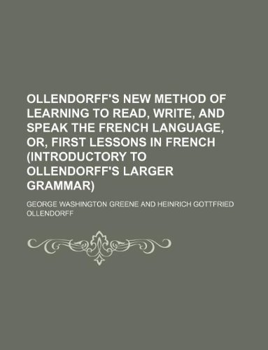 『Ollendorff's New Method of Learning to Read, Write, and - 読書メーター
