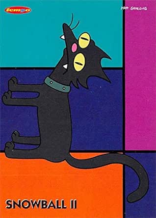 Snowball II trading card (The Simpsons Cat) 1996 Tempo #16 at Amazon's ...