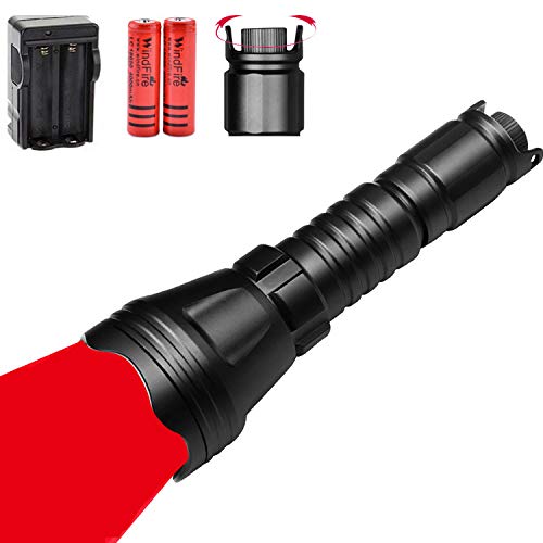 Buy WINDFIRE New Zoomable Red Hunting Light LED Dimmable Hunting ...