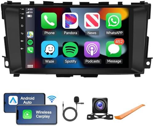 Amazon.com: [4+64G] 8-Core Android 13 Car Stereo for Nissan Teana ...