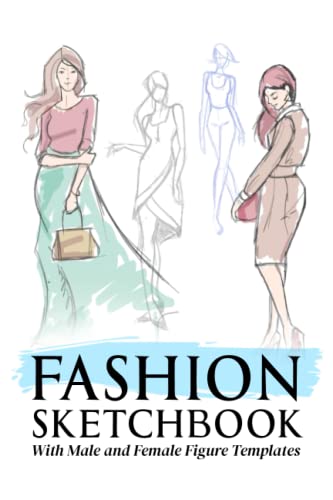 Buy Mr Payam AstheimerFashion sketchbook with male and female figure ...