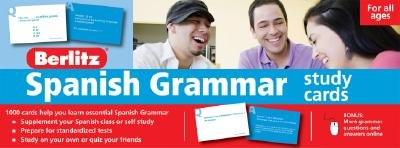 Berlitz Spanish Grammar Study Cards [FLASH CD-BERLITZ SPANIS-1000PK ...
