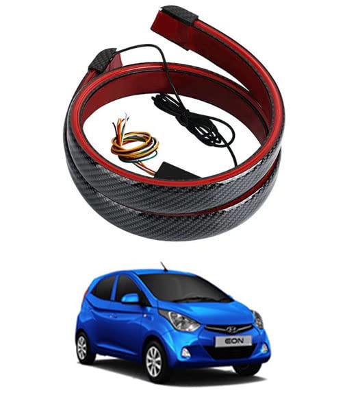 MATIES 12V Car Rear Roof Lip Spoiler Flexible Strip for Eon-Hyundai ...
