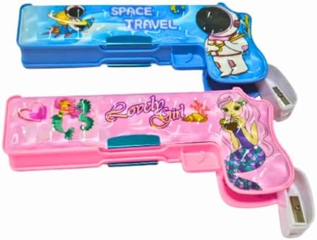 Current Trending Gun Pencil and Pen Box/aesthetic kid pencil box ...
