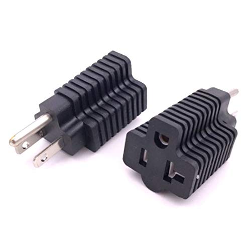 Amazon.com: Nema 5-20P Male to Nema 5-15P Female+5-20R Power Adapter AC ...