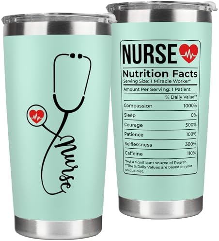 Amazon.com | Shqiueos Nurse Gifts for Women Men, Nurse Tumbler Cup 20 ...