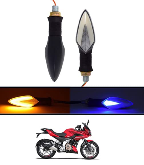 MATIES Leaf Indicator 12V Turn Signal Light Bike Indicators For Bajaj ...
