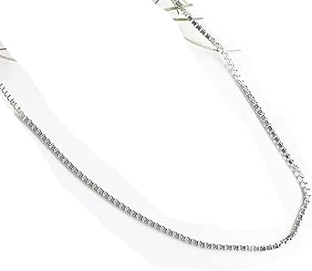 Amazon | K.Y.FACTORY ベネチアンチェーン ピンスルータイプ 45cm SV925 CC019BS シルバー | チェーン 通販