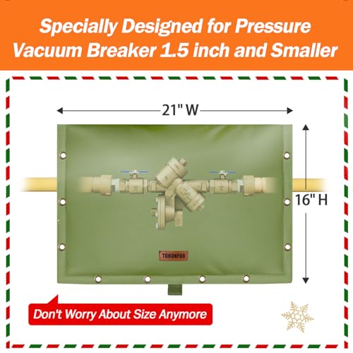 Snapklik.com : Backflow Preventer Cover Insulated Pouch - Pressure ...