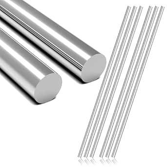 Amazon.com: Lyrlidr 6 Pcs 304 Stainless Steel Round Rods - 1/2" Dia x ...