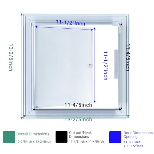 Snapklik.com : Access Panel 12 X 12,Metal Access Door,Built-in Lock ...
