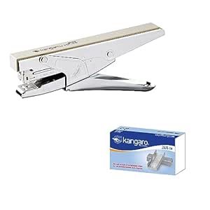 Kangaro Desk Essentials HP-45 All Metal PlierStapler | Standard Stapler ...