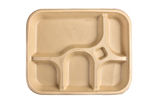 Gladden Biodegradable 5 Compartment 5CP Tray Plate (Pack of 10 ...