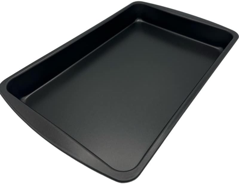 TIJAR® Baking Tray Tin, 3cm Deep Tray, Non Stick, Baking, Desserts ...