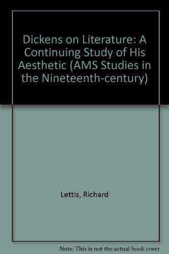 Amazon.com: Dickens on Literature: A Continuing Study of His Aesthetic ...