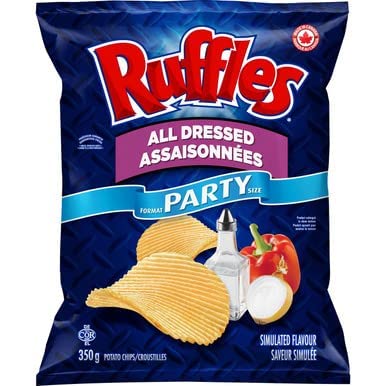 Amazon.com: Lay's Ruffles All Dressed Party Size 350g/12.3 oz ...