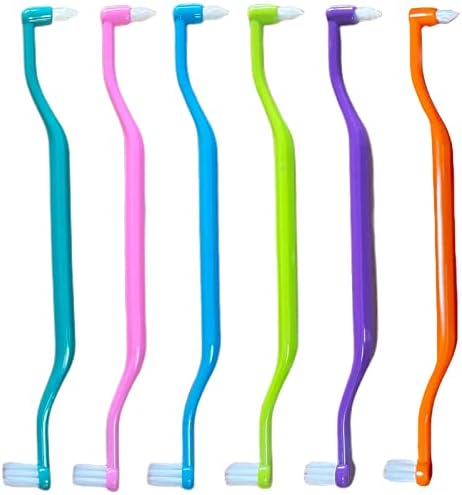 Amazon.com : Ceonam 6 Pieces 2-in-1 Toothbrush with Interdental and ...