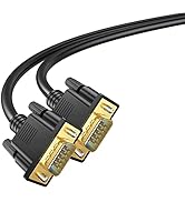 Amazon.com: VGA Computer Monitor Cable 5 Feet Male to Male Cord Adapter ...